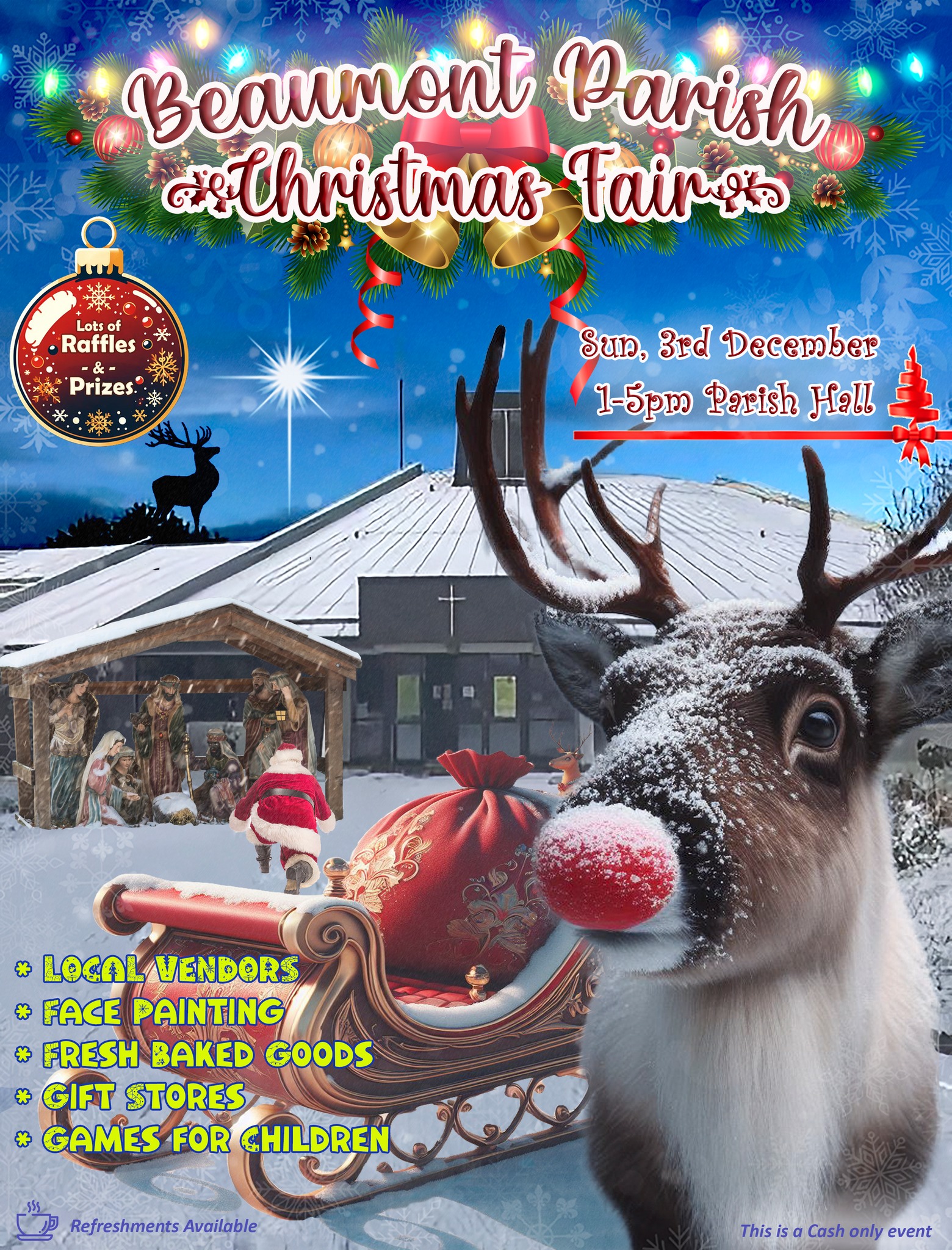 Christmas Fair 3rd December 2023 - Beaumont Parish